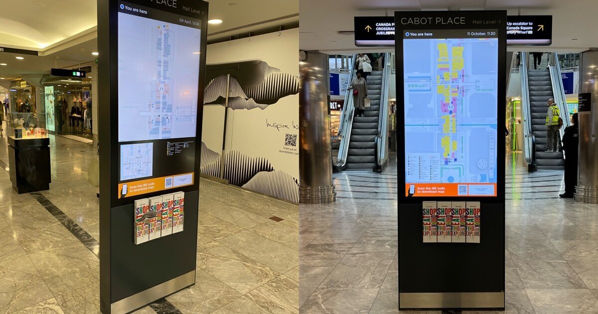 Case study about indoor mapping for a shopping mall